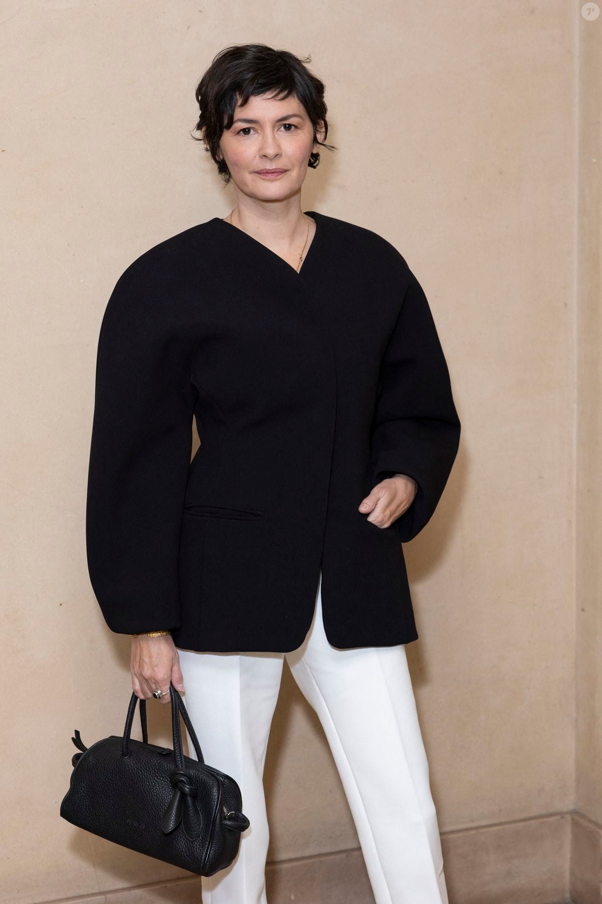 Photo : Audrey Tautou - Photocall du défilé Jacquemus au 51 rue ...