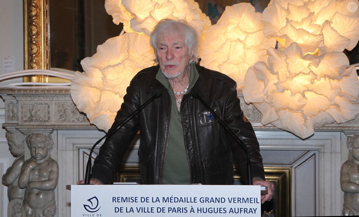 Photo : Hugues Aufray - Hugues Aufray reçoit la médaille Grand Vermeil ...