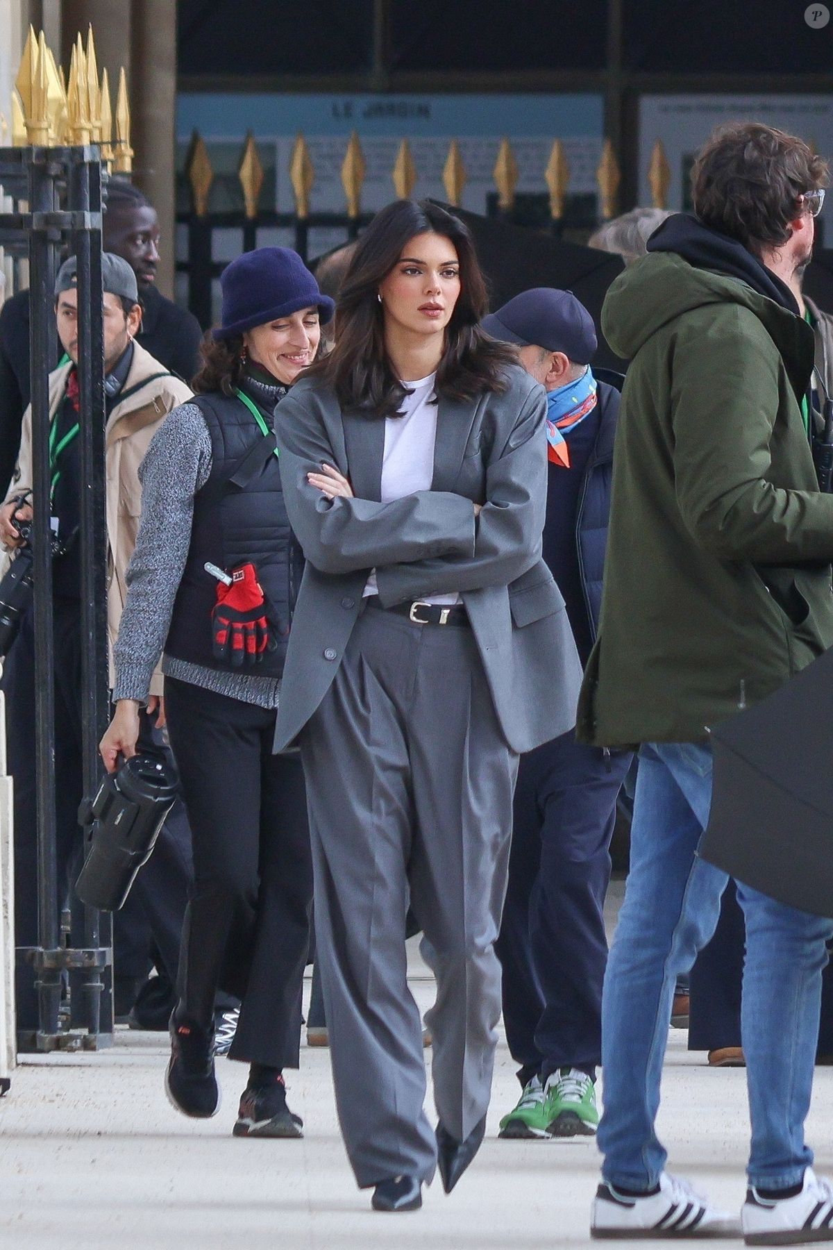 Photo : Kendall Jenner en séance photo pour "L'Oréal" à Paris, le 24 ...