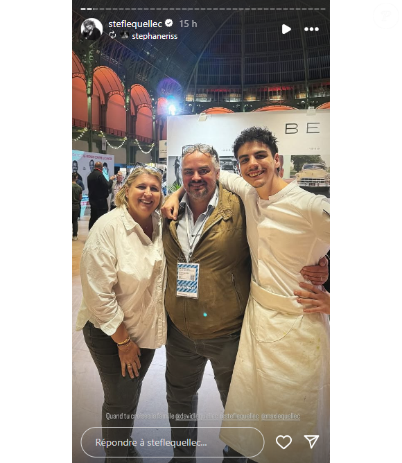 Photo : Comme dernièrement, au Taste of Paris, où elle a pris la pose ...
