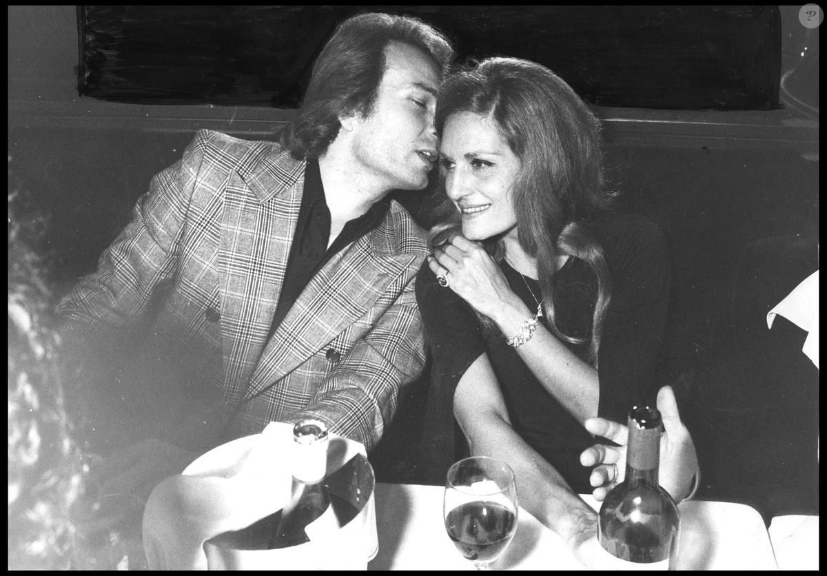 Photo : Archives - Dalida et son ex-compagnon Richard Chanfray dit "Le Compte de Saint Germain ...