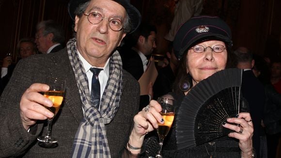Photo : Jacques Higelin et Brigitte Fontaine à la sortie des obsèques ...