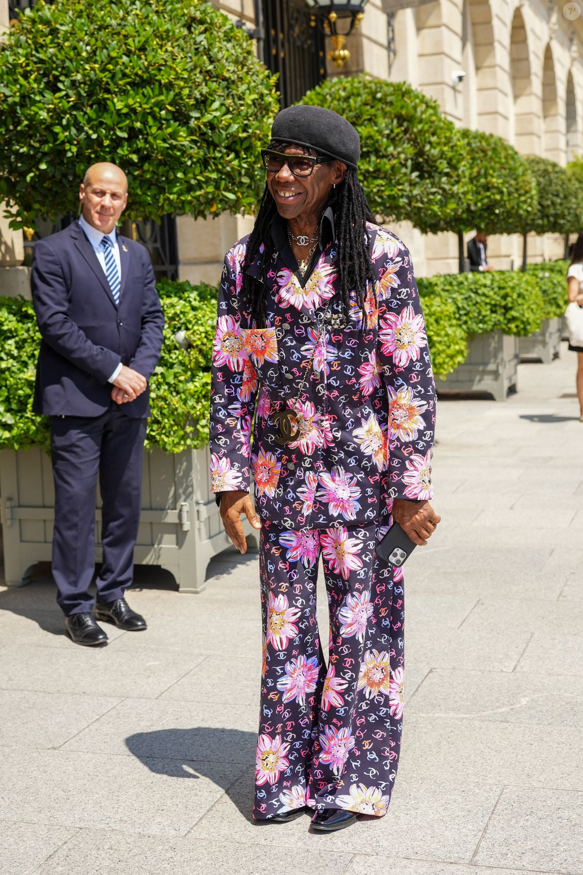 Photo : Nile Rodgers à l'hôtel Ritz à Paris en marge des défilés de ...