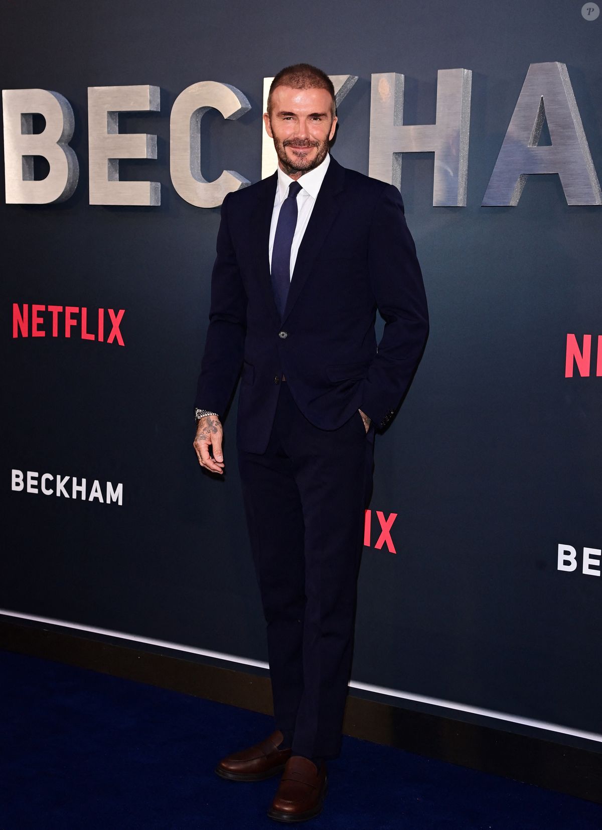 Photo : David Beckham à l'avant-première de la série Beckham de Netflix ...