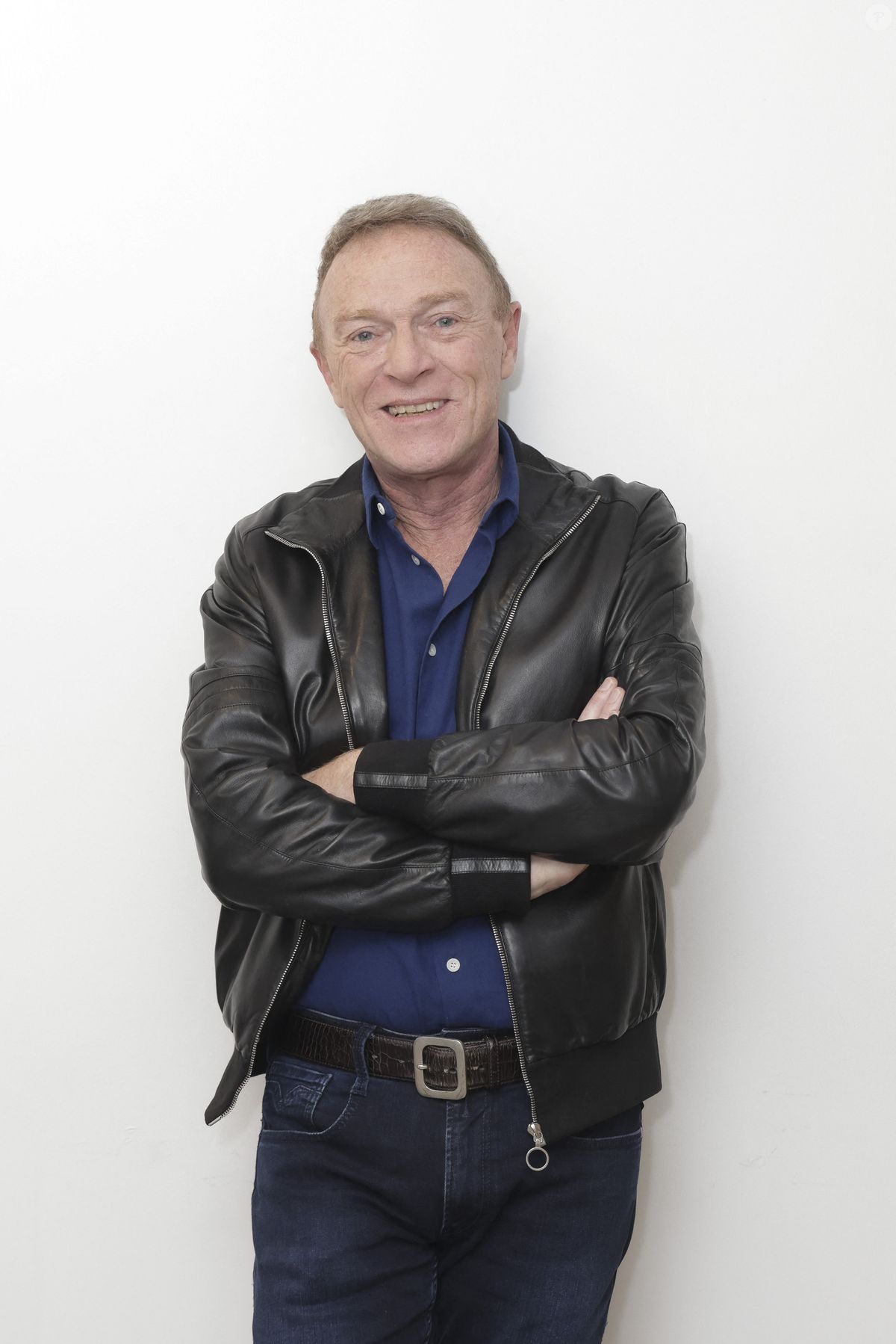 Photo : Christophe Hondelatte dans les backstage de l'enregistrement de ...