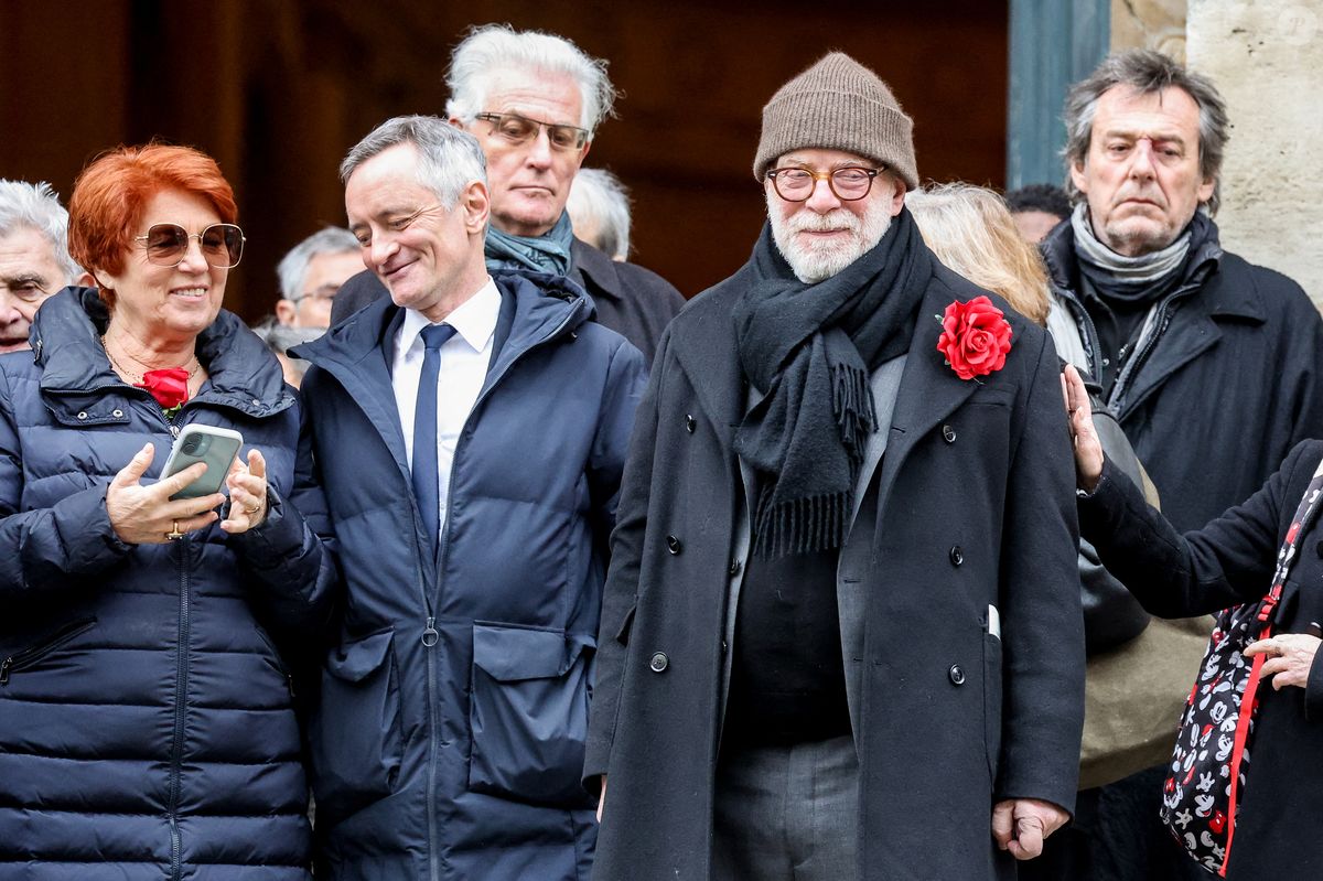 Photo : Véronique Genest, Thomas Stern, le mari de la défunte, Jean-Luc ...
