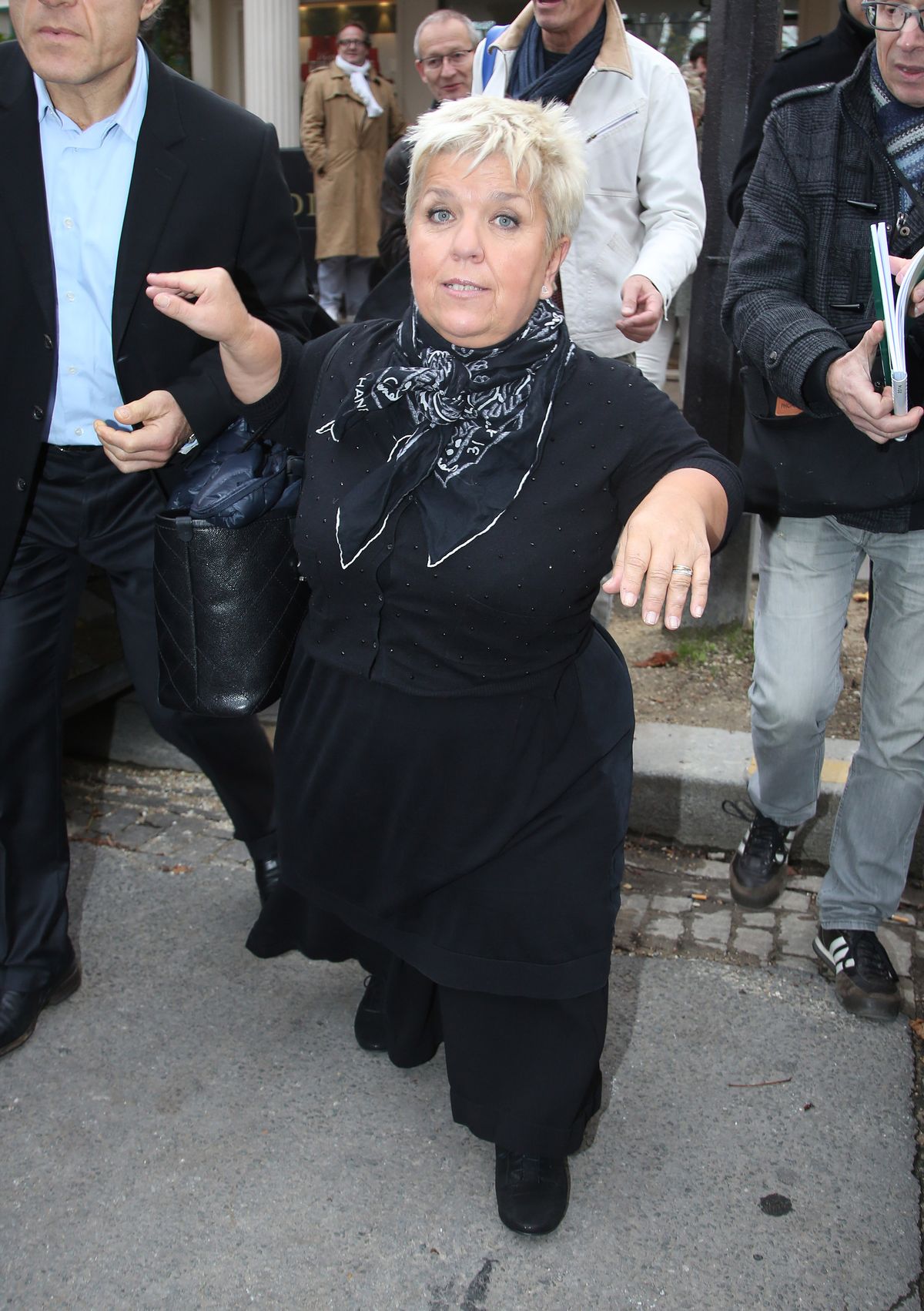 Photo : Exclusif - Mimie Mathy - Arrivées à l'enregistrement de l ...