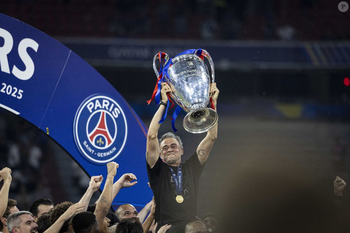 Photo : Luis Enrique - Le PSG remporte la Ligue Des Champions 2025, pour la première fois de son ...