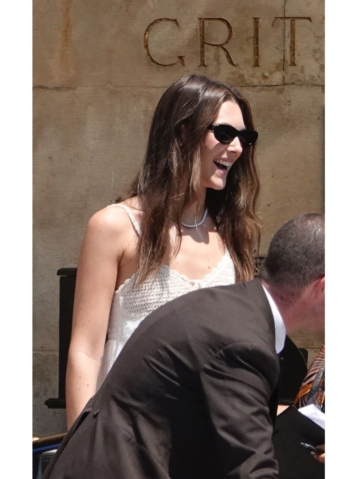 Photo : Vittoria Cerreti à Venise pour le mariage de Jeff Bezos, en ...