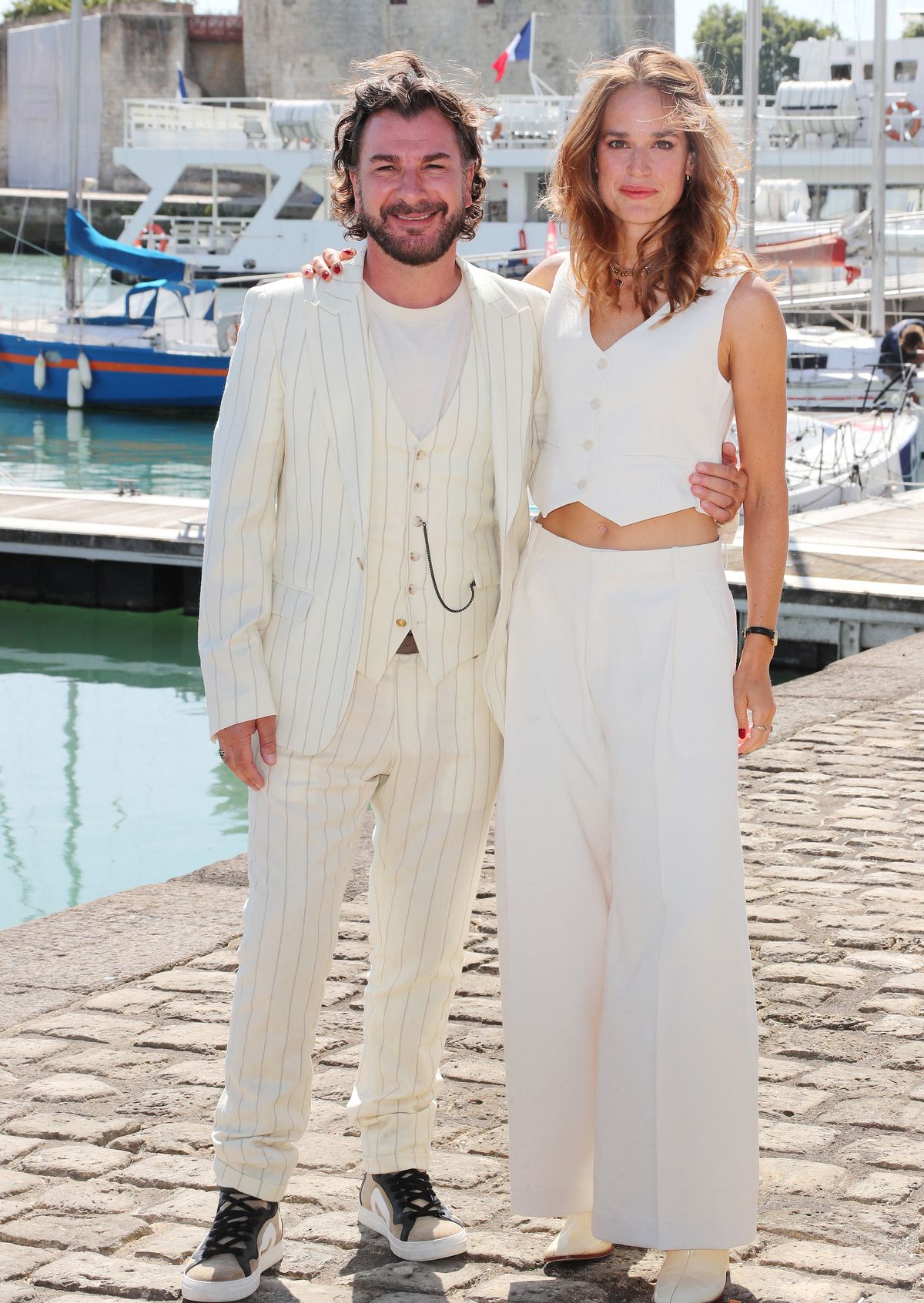 Photo : Michael Youn, Constance Gay - Photocall du film "Flashback ...