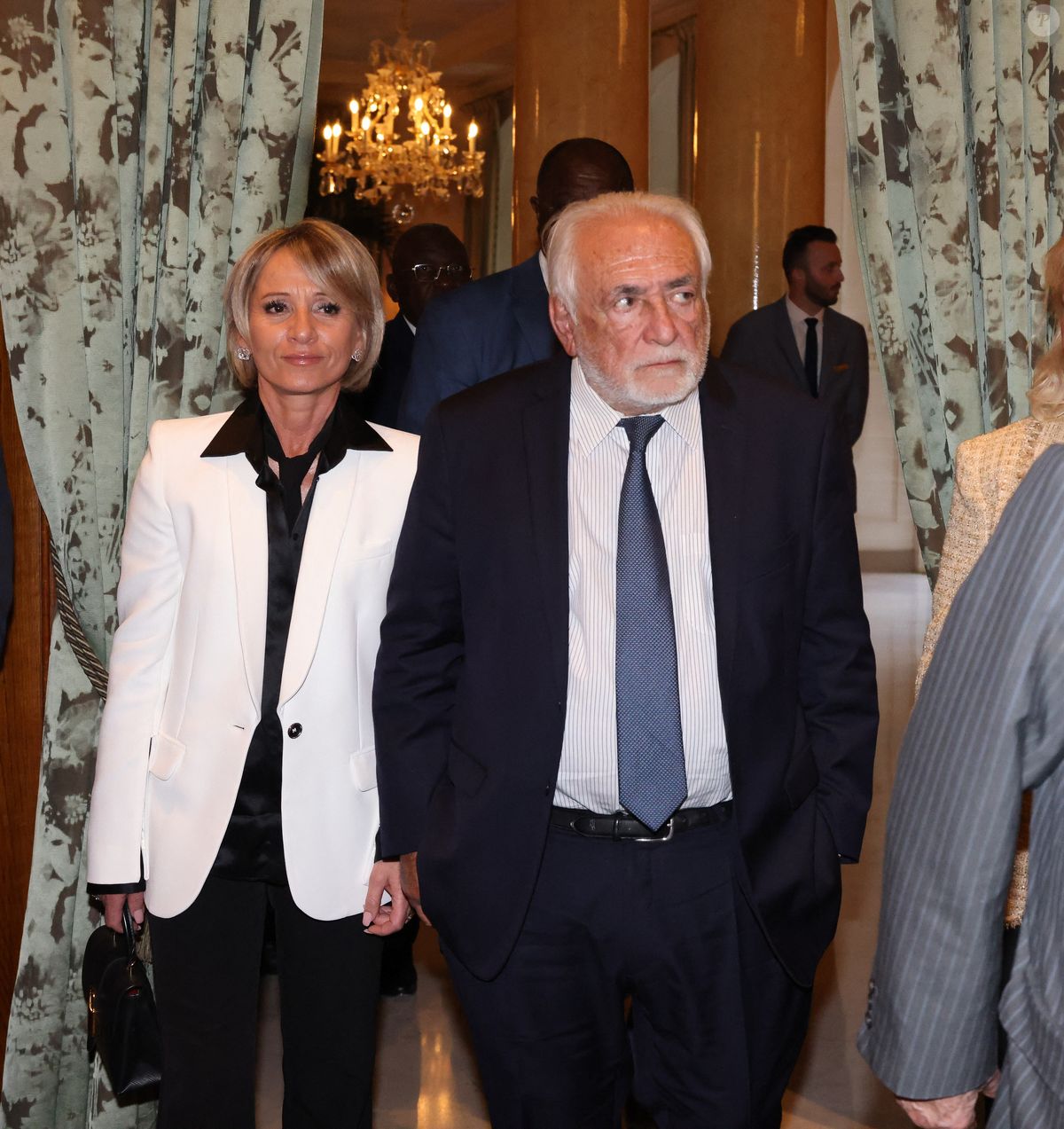 Photo : Dominique Strauss-Kahn (DSK) et sa femme Myriam L'Aouffir - A l ...
