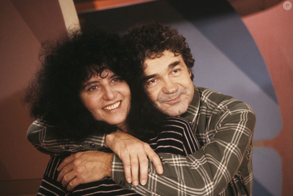 Photo : Pierre Perret et sa femme Rebecca sur le plateau de "Tournez ...
