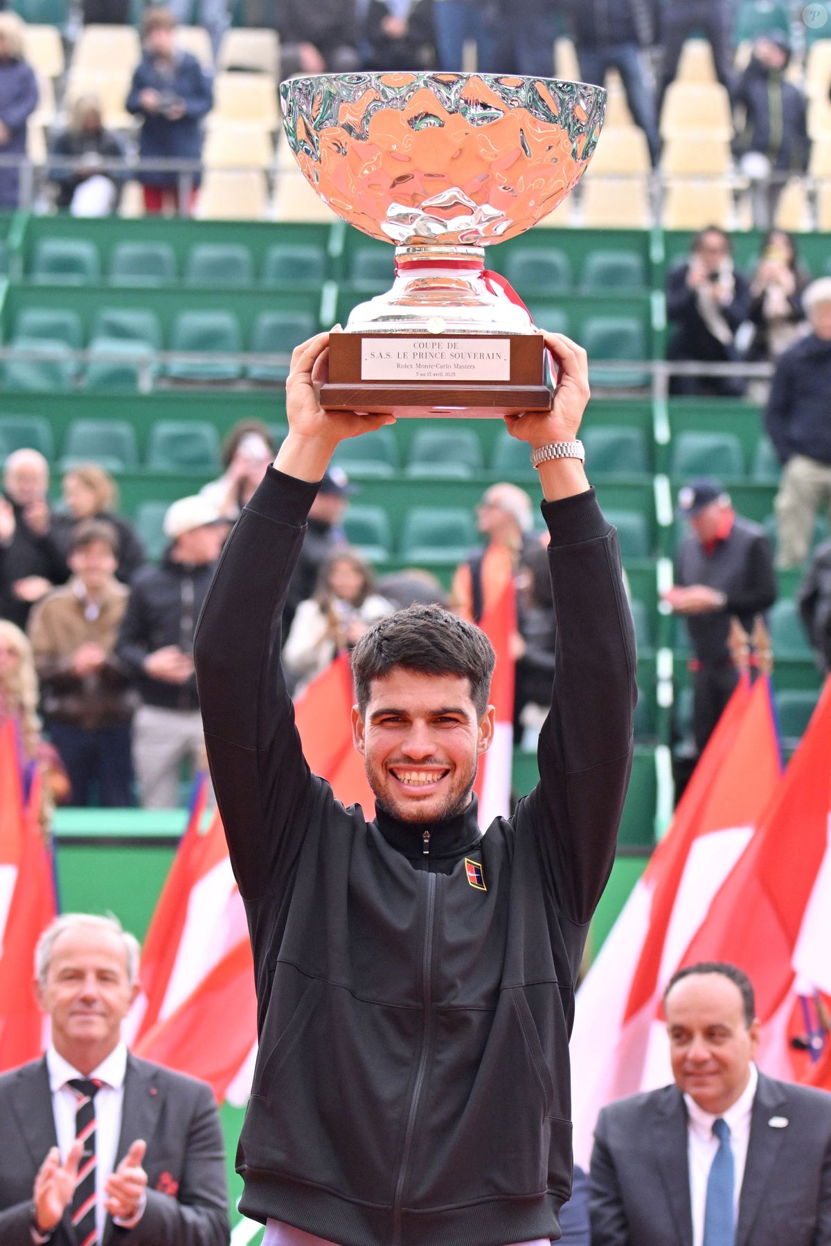 Photo : Carlos Alcaraz durant la finale de la 118e édition du Rolex ...