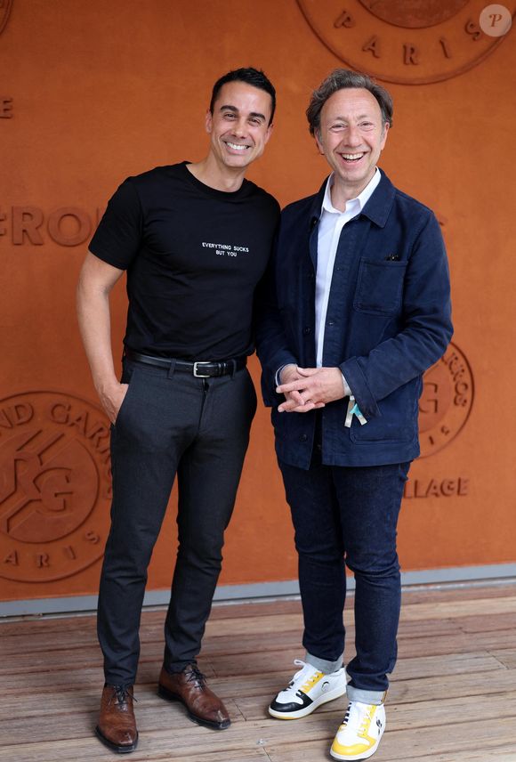 Photo : Stéphane Bern et son compagnon Yori Bailleres au village lors ...