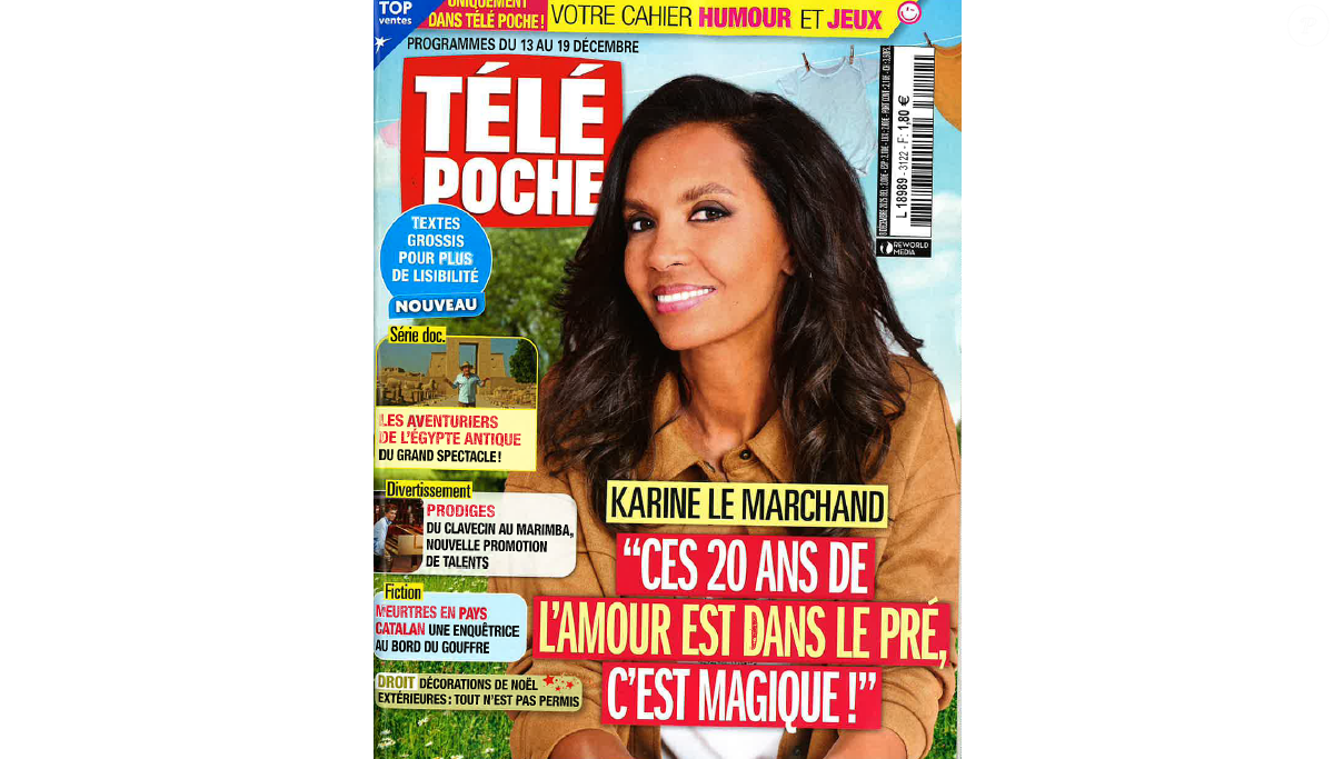 Photo : Couverture du Télé Poche du 13 au 19 décembre 2025. - Purepeople