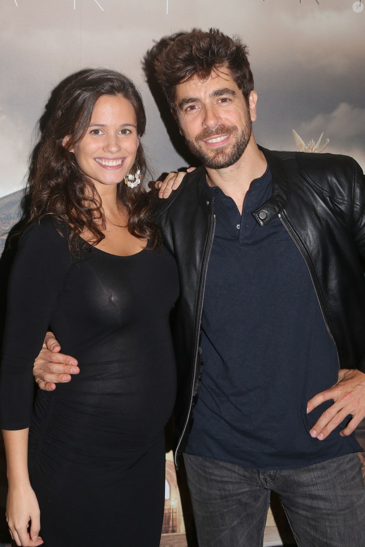 Photo : Exclusif - Prix Spécial - No Web - Lucie Lucas (enceinte) et Agustin Galiana ...