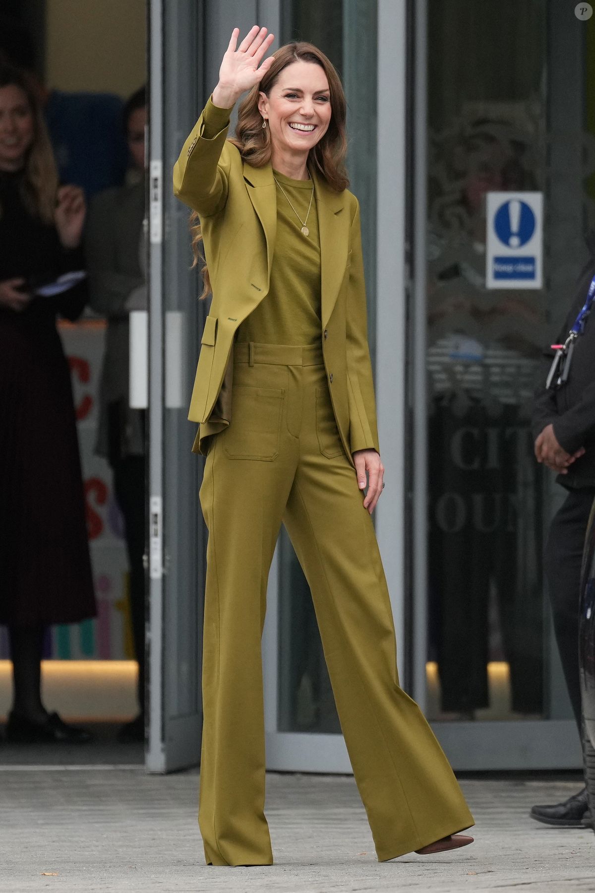 Photo : Kate Middleton, princesse de Galles, lors d'une visite à Home ...
