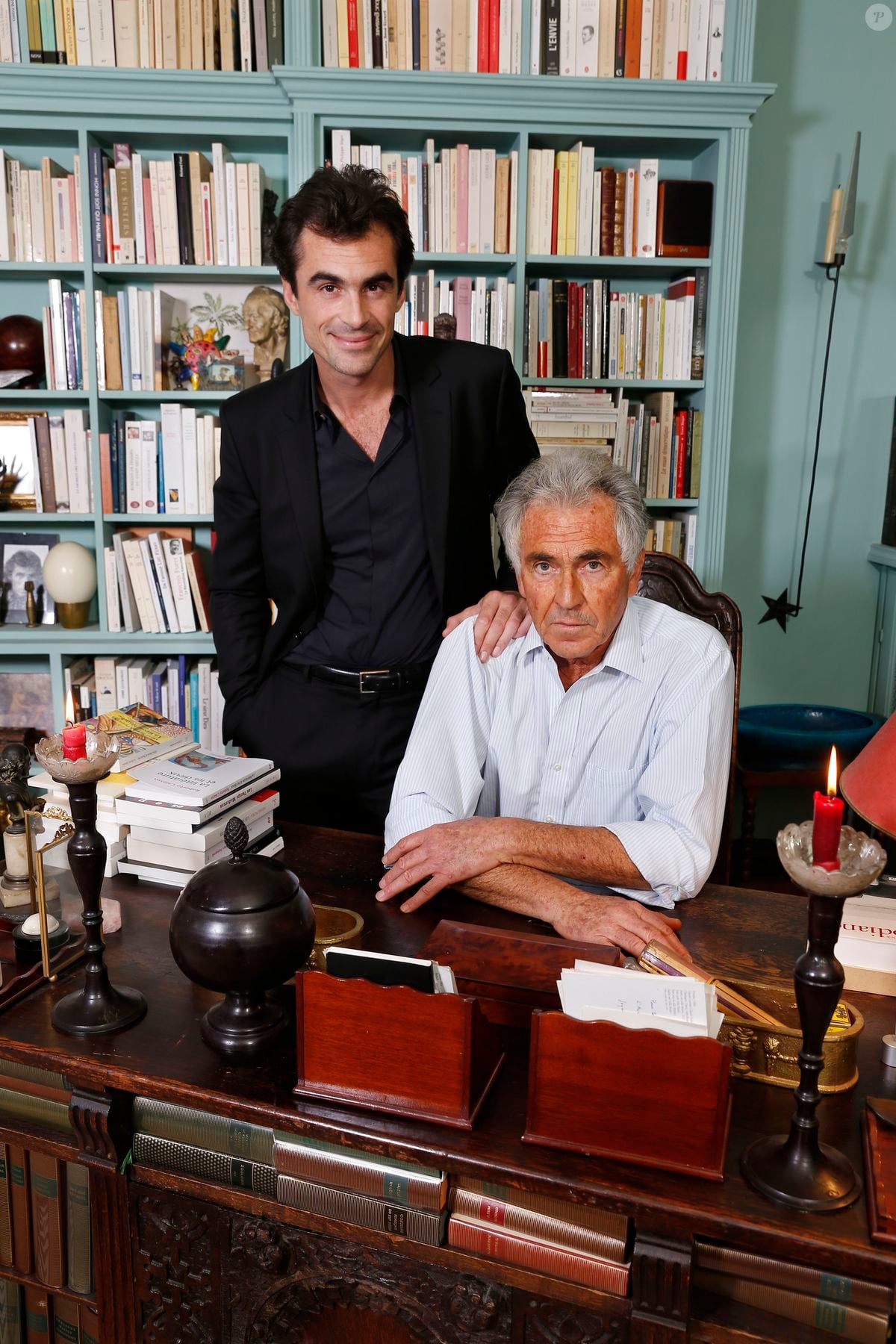 Photo : Exclusif - Rendez-vous avec Jean Paul Enthoven et son fils ...