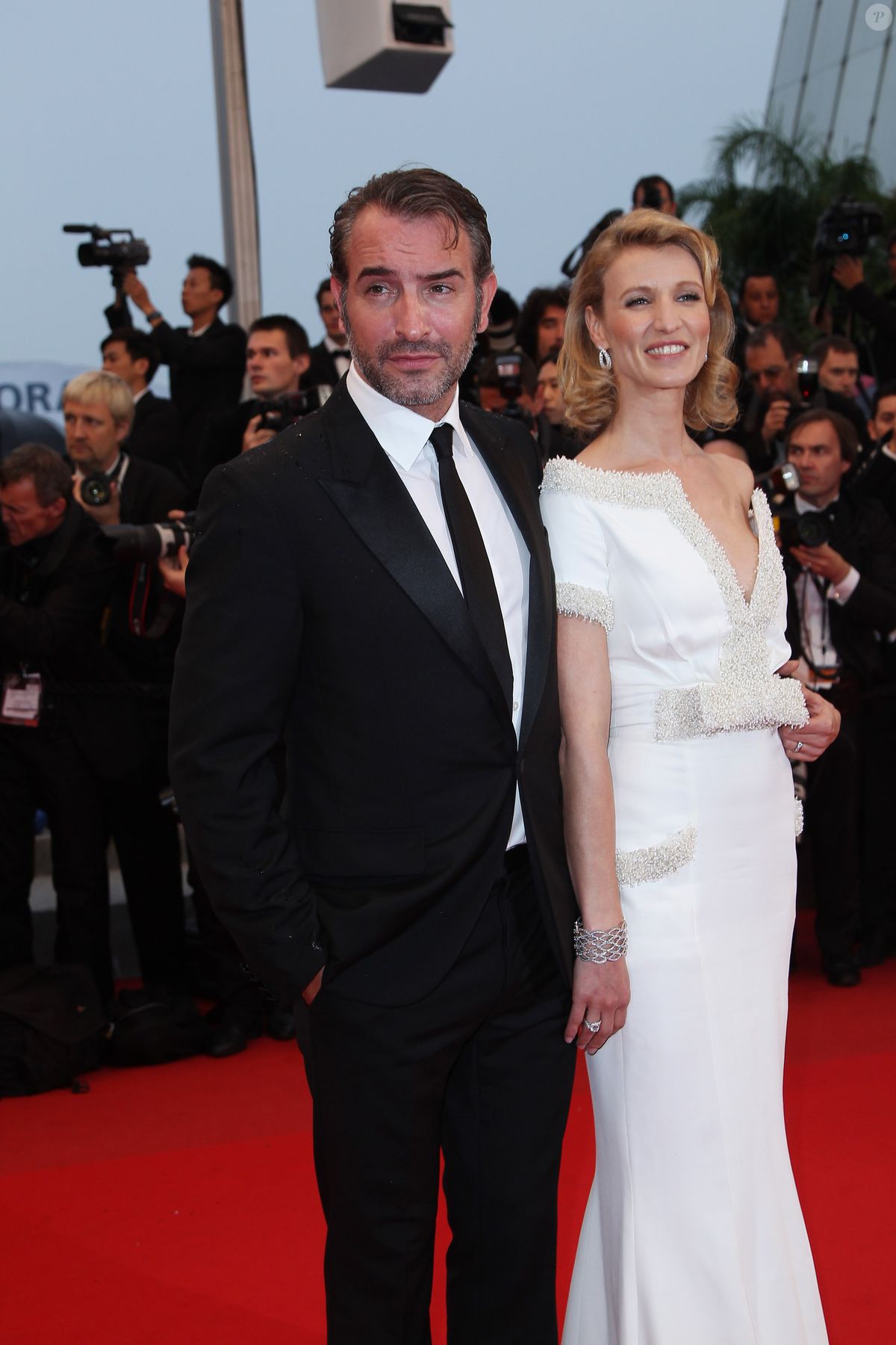 Photo : Archive - Alexandra Lamy et Jean Dujardin au Festival de Cannes le 27 mai 2012 ...