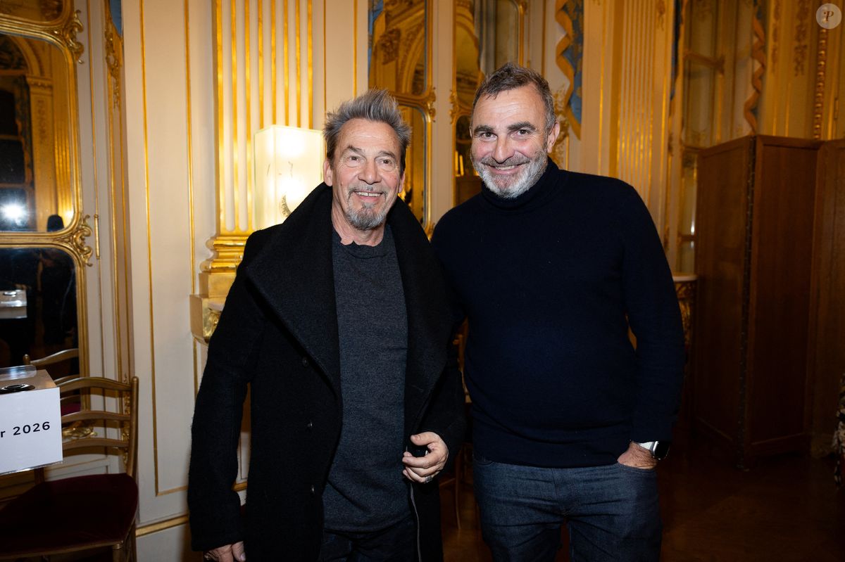 Photo : Florent Pagny et Bertrand Lamblot - Cérémonie de la remise de ...
