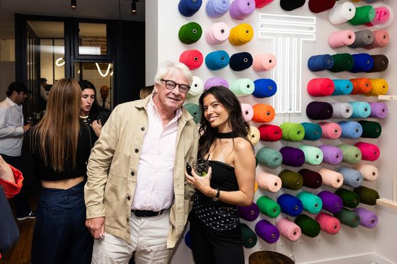 Photo : Exclusif - Patrice Carmouze et Ninon Dechavanne à l'inauguration de la boutique de Ninon ...