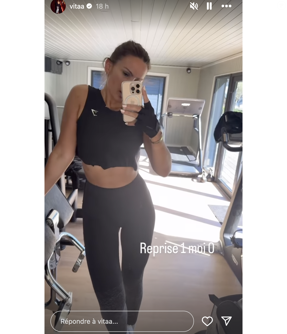 Photo : Capture d'écran de la story Instagram de Vitaa. - Purepeople