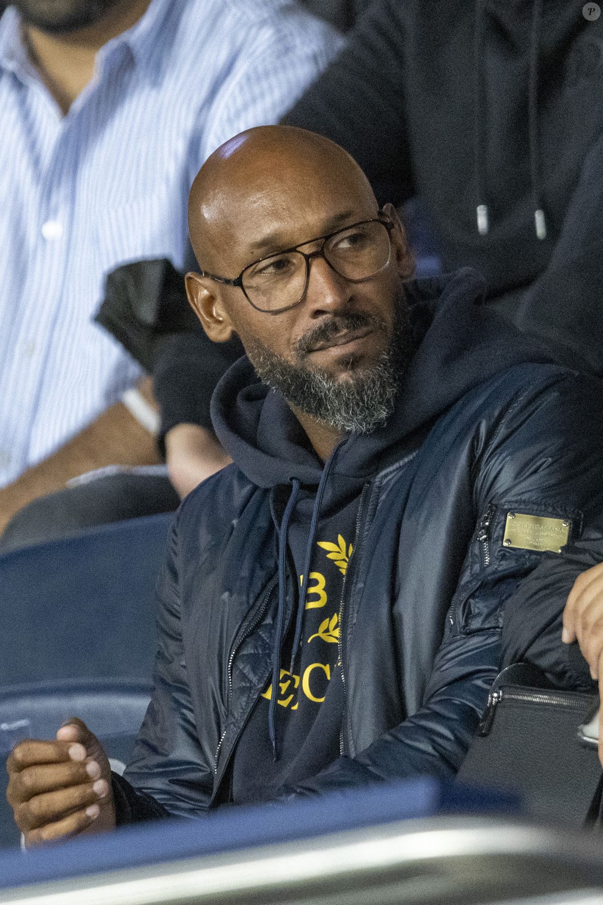 Photo : Nicolas Anelka - People au match de football ligue 1 Uber Eats ...