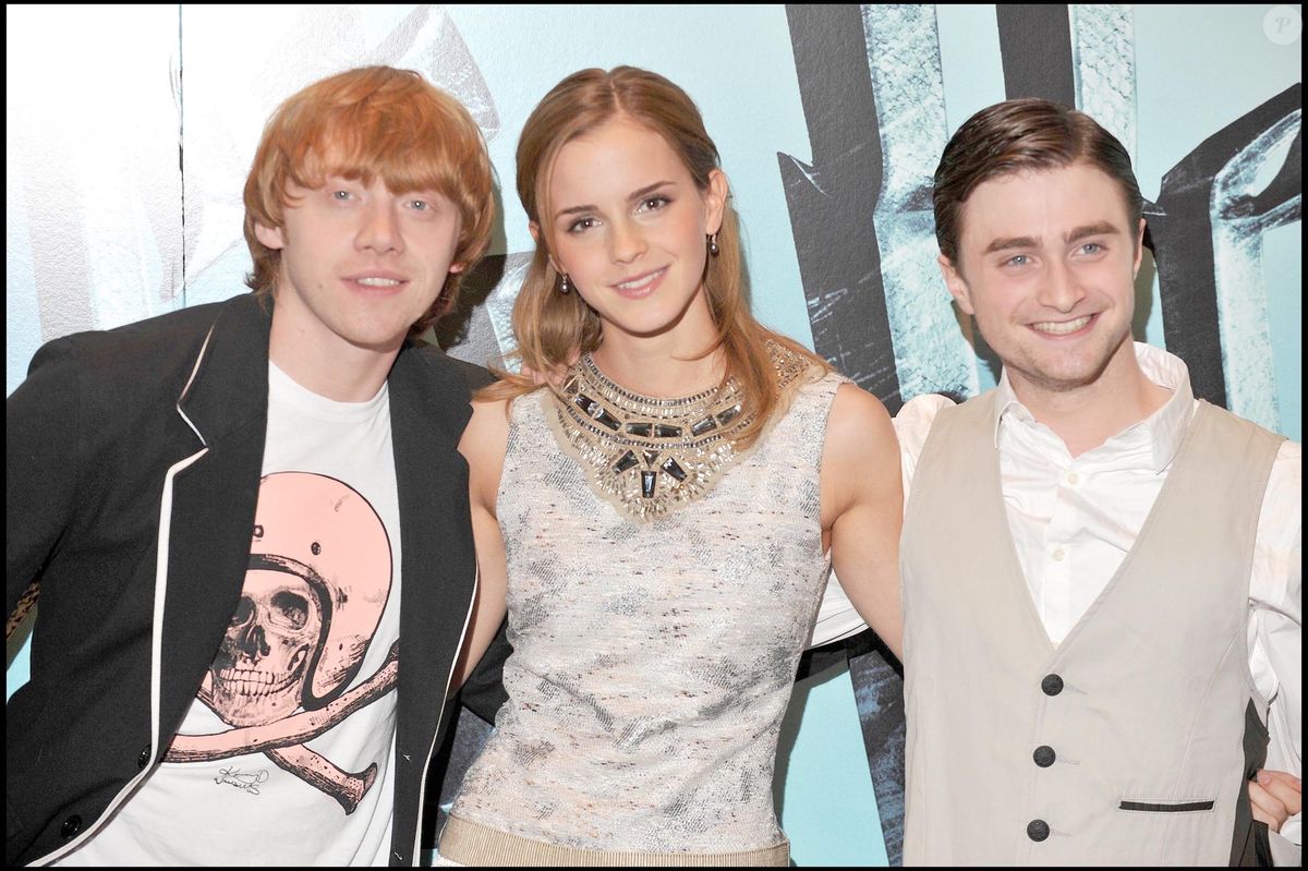 Photo : Emma Watson, Rupert Grint, Daniel Radcliffe - Photocall de ...