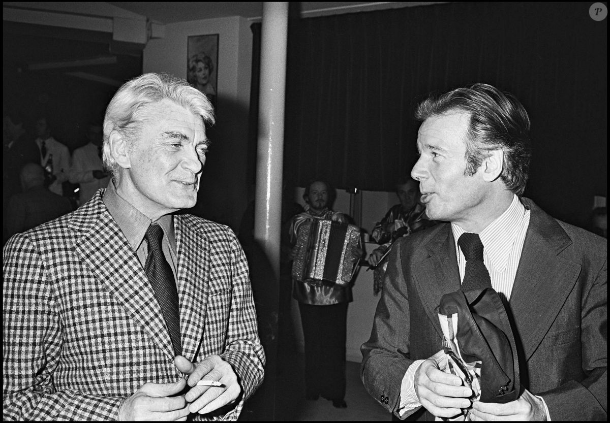 Photo : Archives - Jean Marais et Jean Piat une soirée au théâtre ...