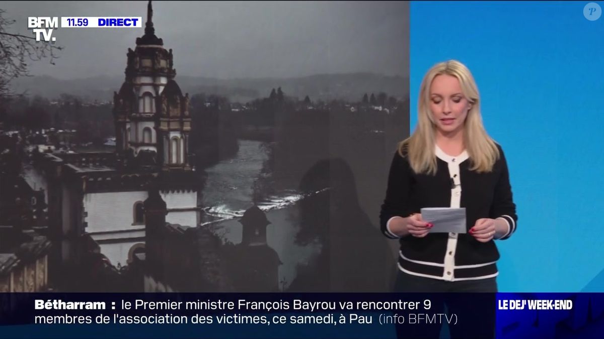 Photo : Anne Seften effectue ses premiers pas sur l'antenne de BFMTV le ...