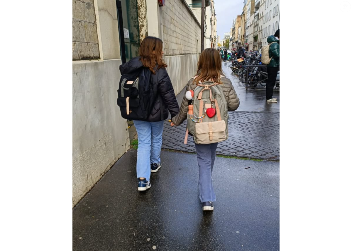 Photo : Mila et Lily, les filles de Marc-Olivier Fogiel et François ...