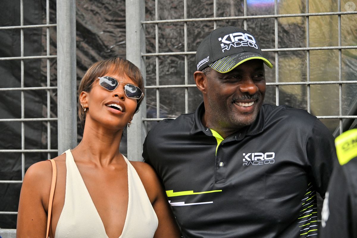 Photo : Idris Elba et sa femme Sabrina Dhowre Elba durant le Monaco E ...