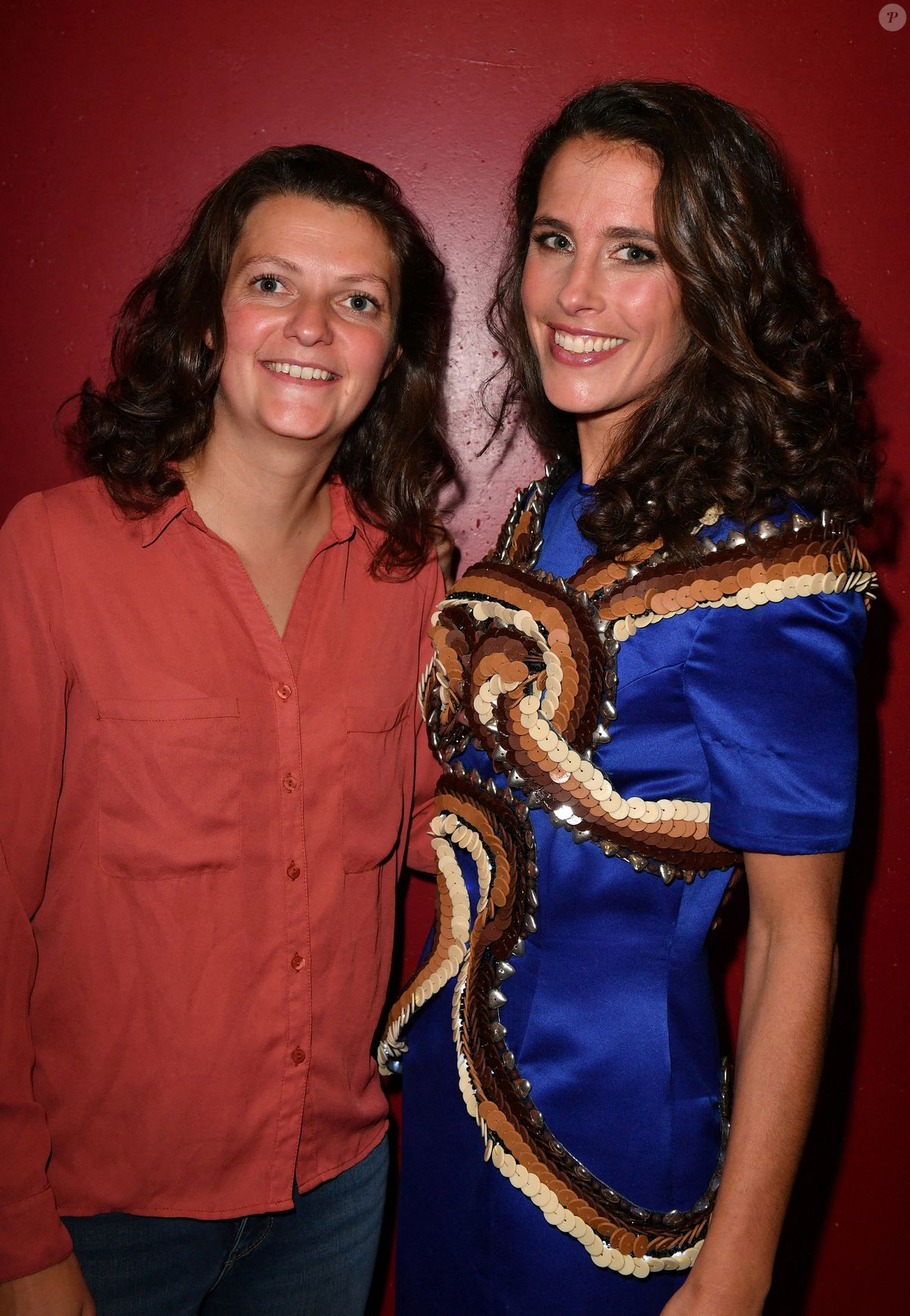 Photo : Clémence Castel et sa compagne Marie - Backstage lors du défilé ...