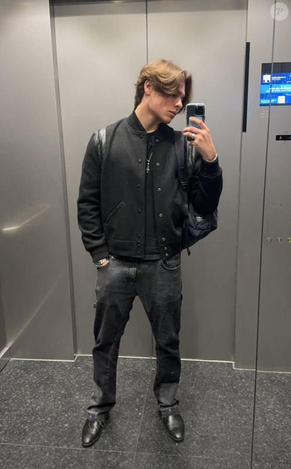 Cameron Smet, fils de David Hallyday et Alexandra Pastor, est le sosie ...