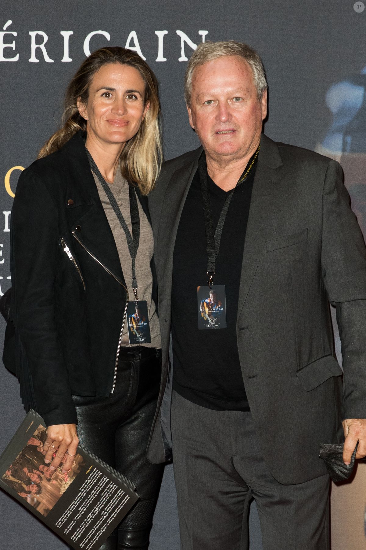 Photo : André Boudou et sa femme Adine - Projection au Grand Rex à ...