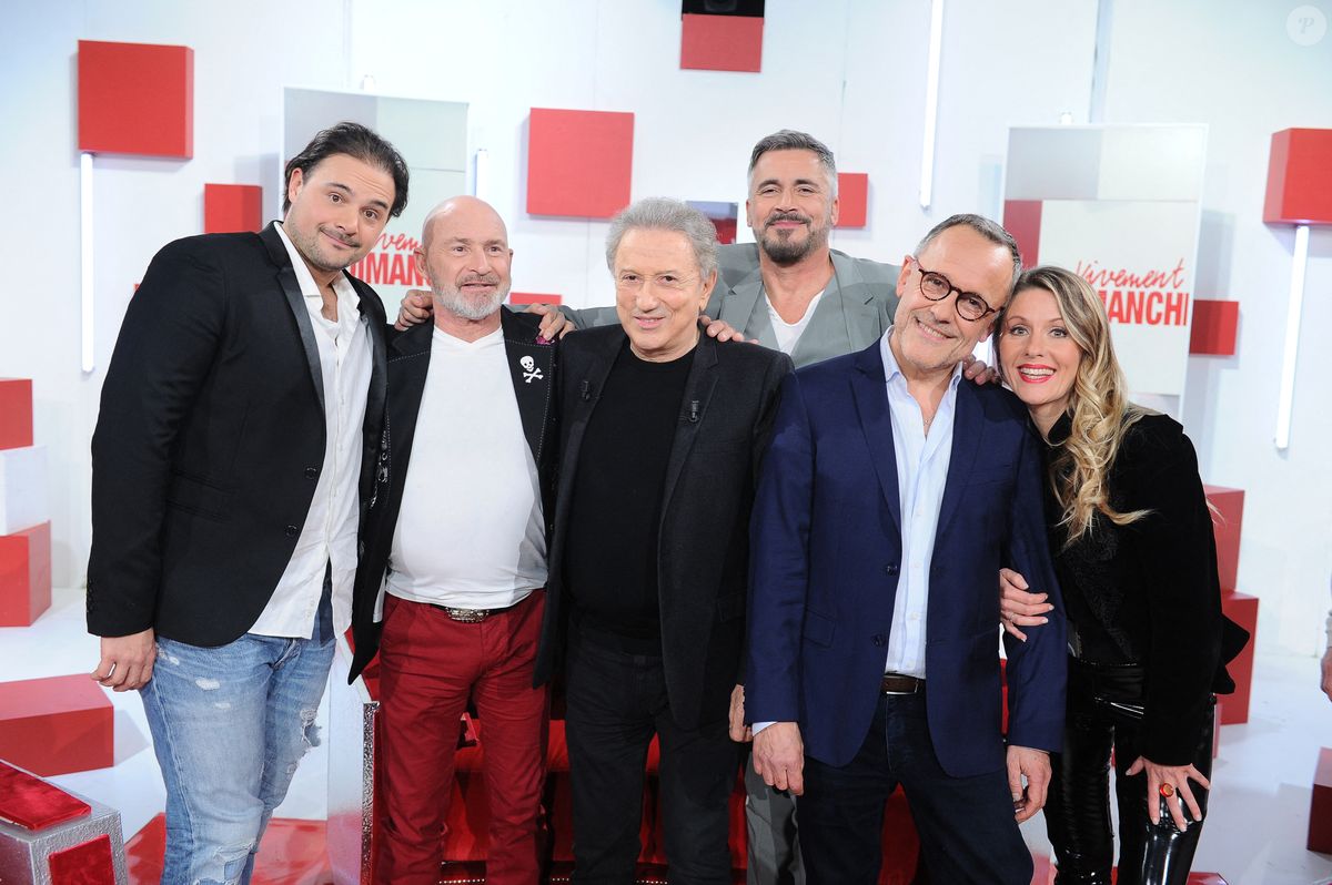 Photo : Exclusif - Robin Rouil, Vincent Lagaf, Michel Drucker, Olivier ...