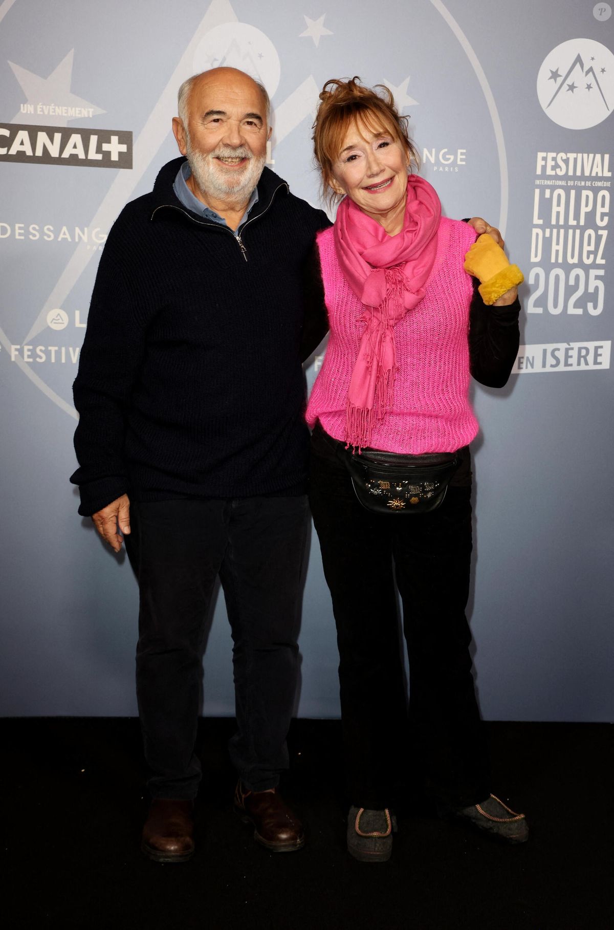 Photo : Gérard Jugnot, Marie-Anne Chazel au photocall de la cérémonie d ...