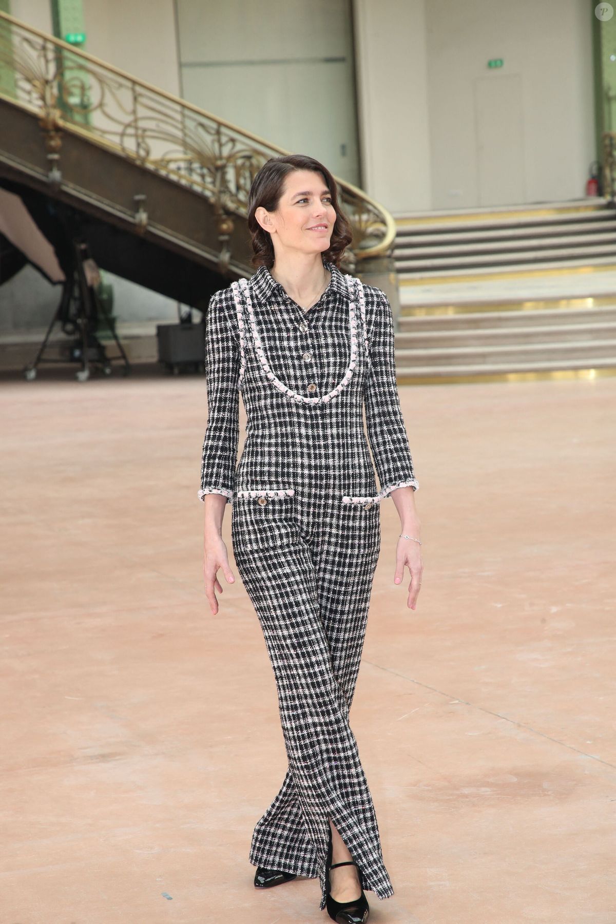 Photo : Charlotte Casiraghi au photocall du défilé Chanel Mode Féminine ...
