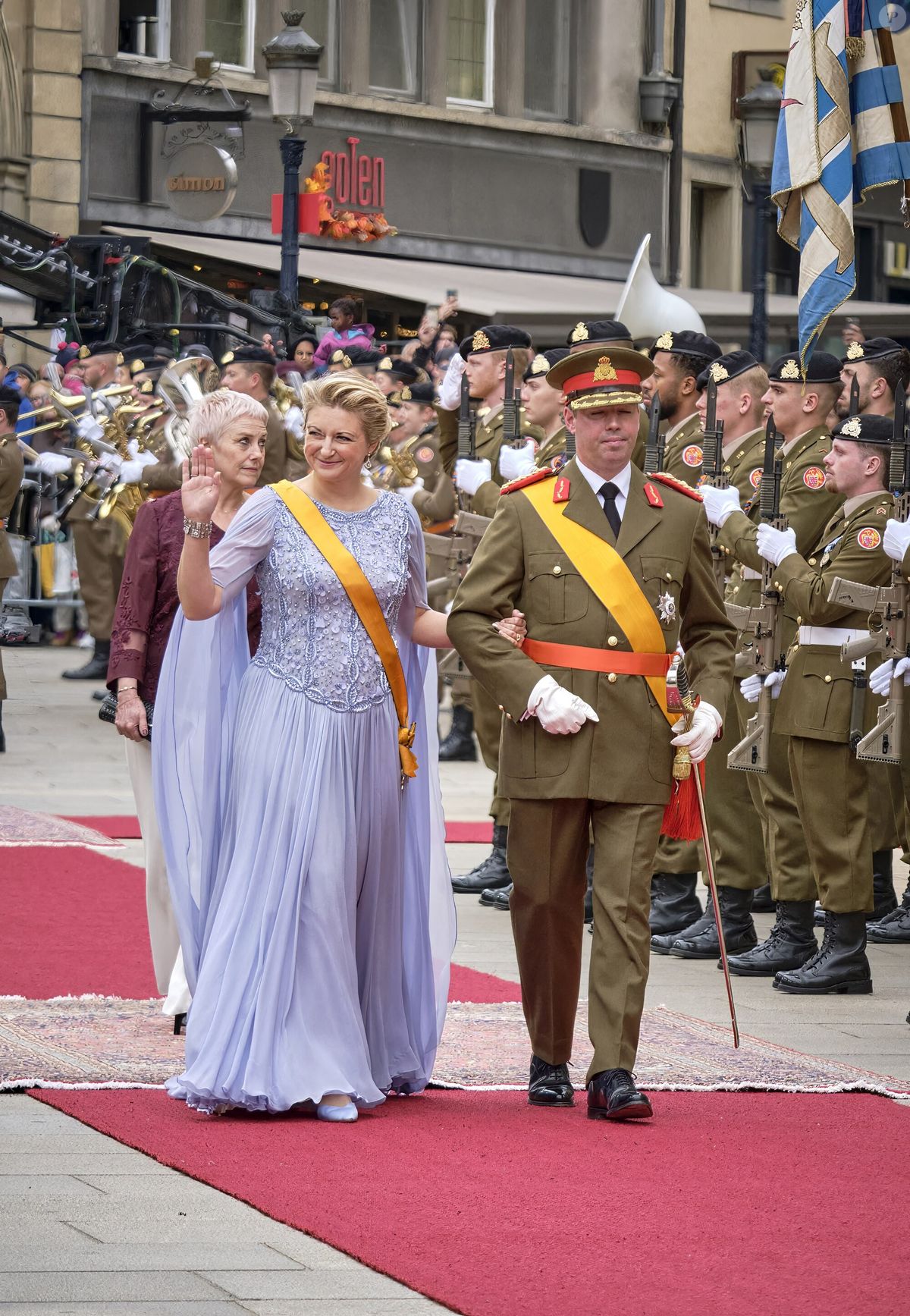 Photo : La Grande-Duchesse Stéphanie de Luxembourg, le Grand-Duc ...