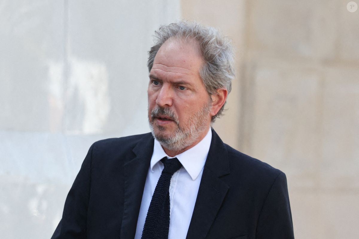 Photo : Christopher Thompson - Arrivées aux obsèques de Philippe Labro ...