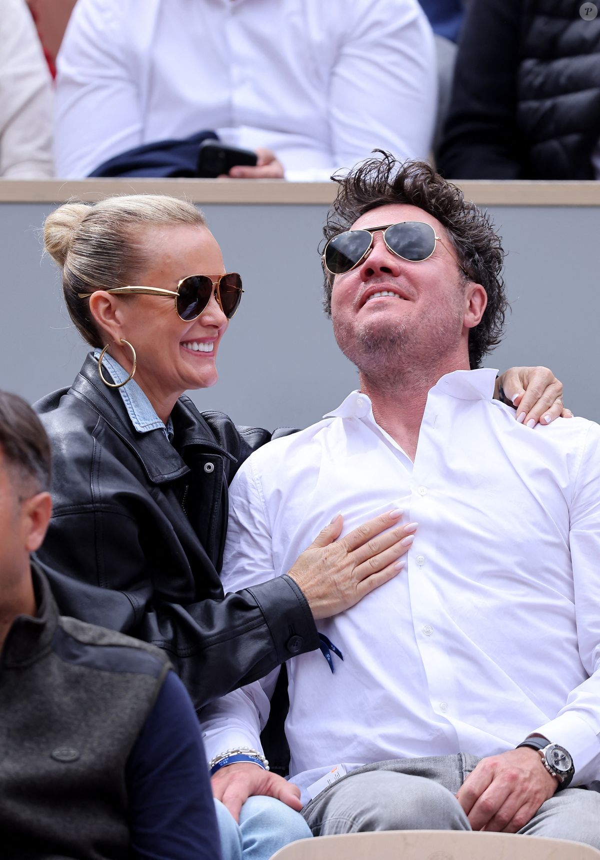 Photo : Laeticia Hallyday et son compagnon Frédéric Suant très amoureux ...