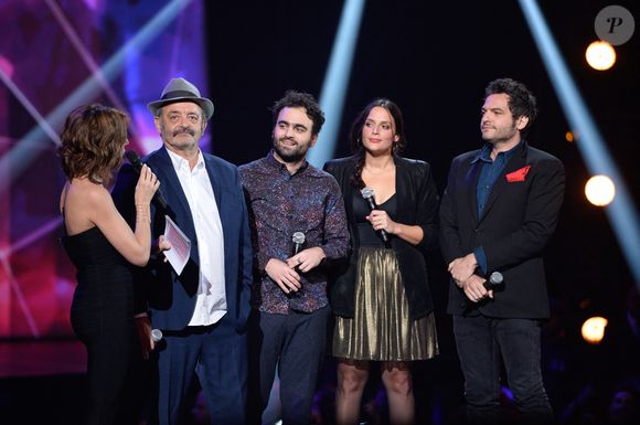 Photo : Louis, Matthieu, Joseph et Anna Chedid lors de la 31e cérémonie ...