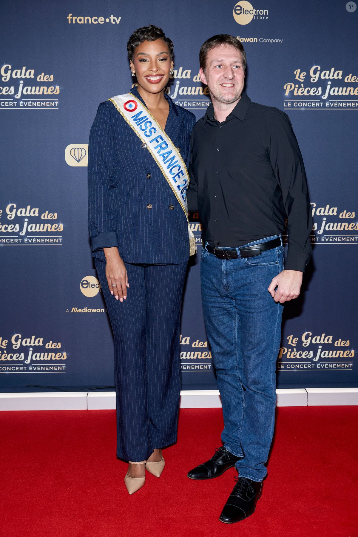 Photo : Frédéric Gilbert. Exclusif - Angélique Angarni-Filopon, miss France 2025, Frédéric ...