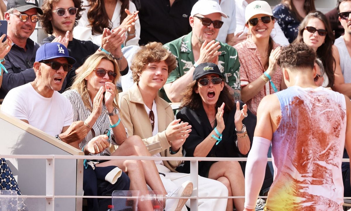 Photo : Sarah Poniatowski (Lavoine) avec son compagnon Roschdy Zem et ...