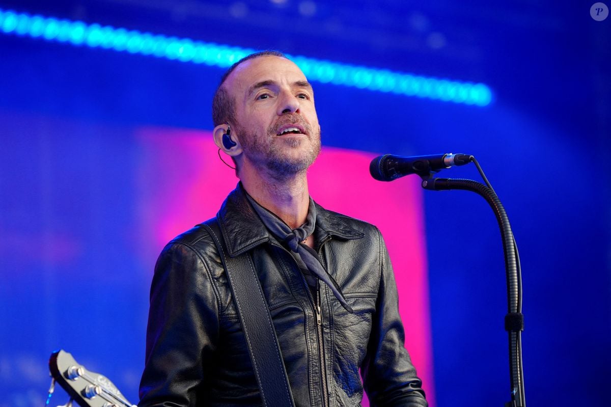 Photo : Calogero en concert lors de la "Fête de L'Humanité 2024" sur l ...