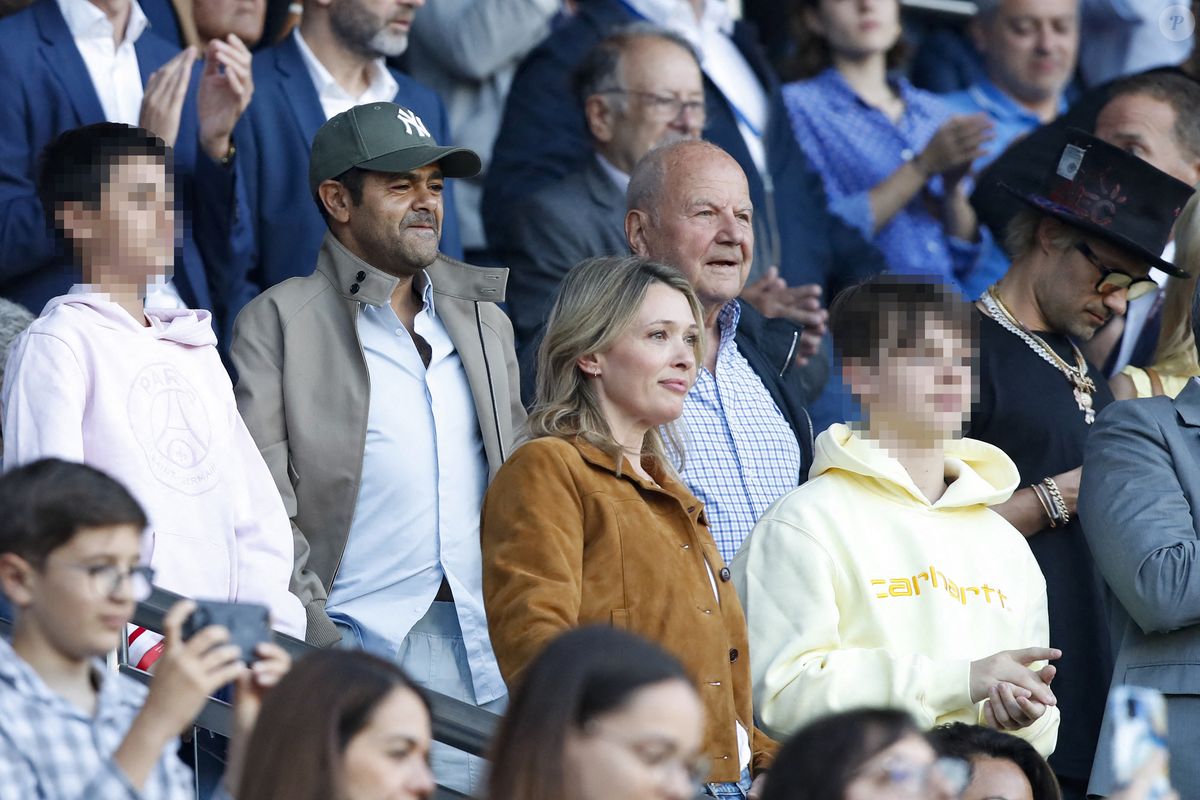 Photo : Jamel Debbouze avec son fils Léon, Anne Marivin avec son fils ...