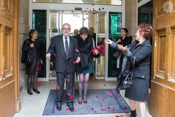Photo : Exclusif - Catherine Laborde et son mari Thomas Stern - Catherine Laborde a epouse son ...