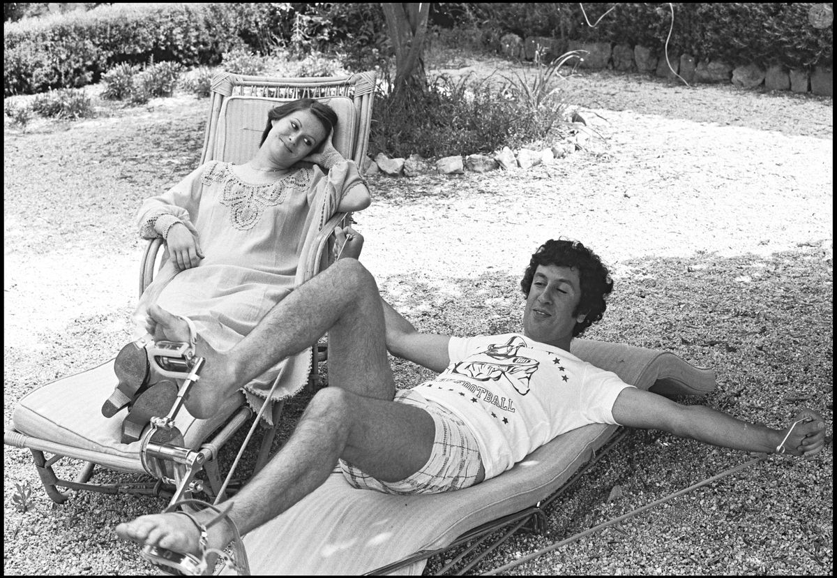 Photo : Archives - Stéphane Collaro et son épouse à l'époque, en 1976 à ...