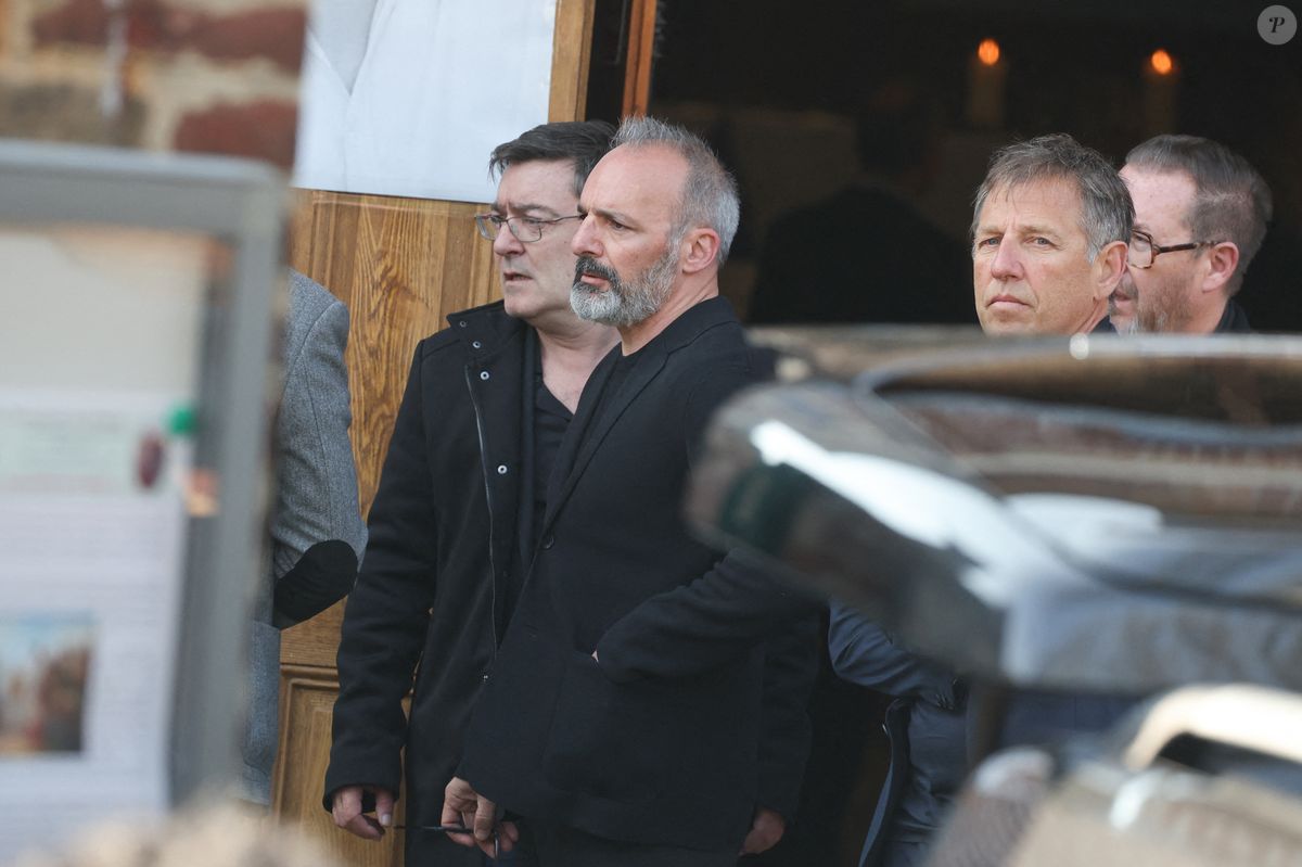 Photo : Manu Joucla, David Salles - Arrivées aux obsèques de Bruno ...