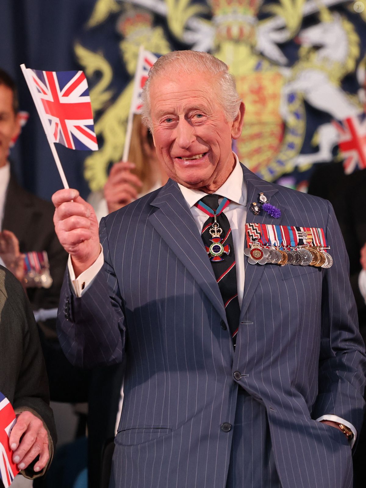 Photo : Le roi Charles III d'Angleterre - Des membres de la famille ...